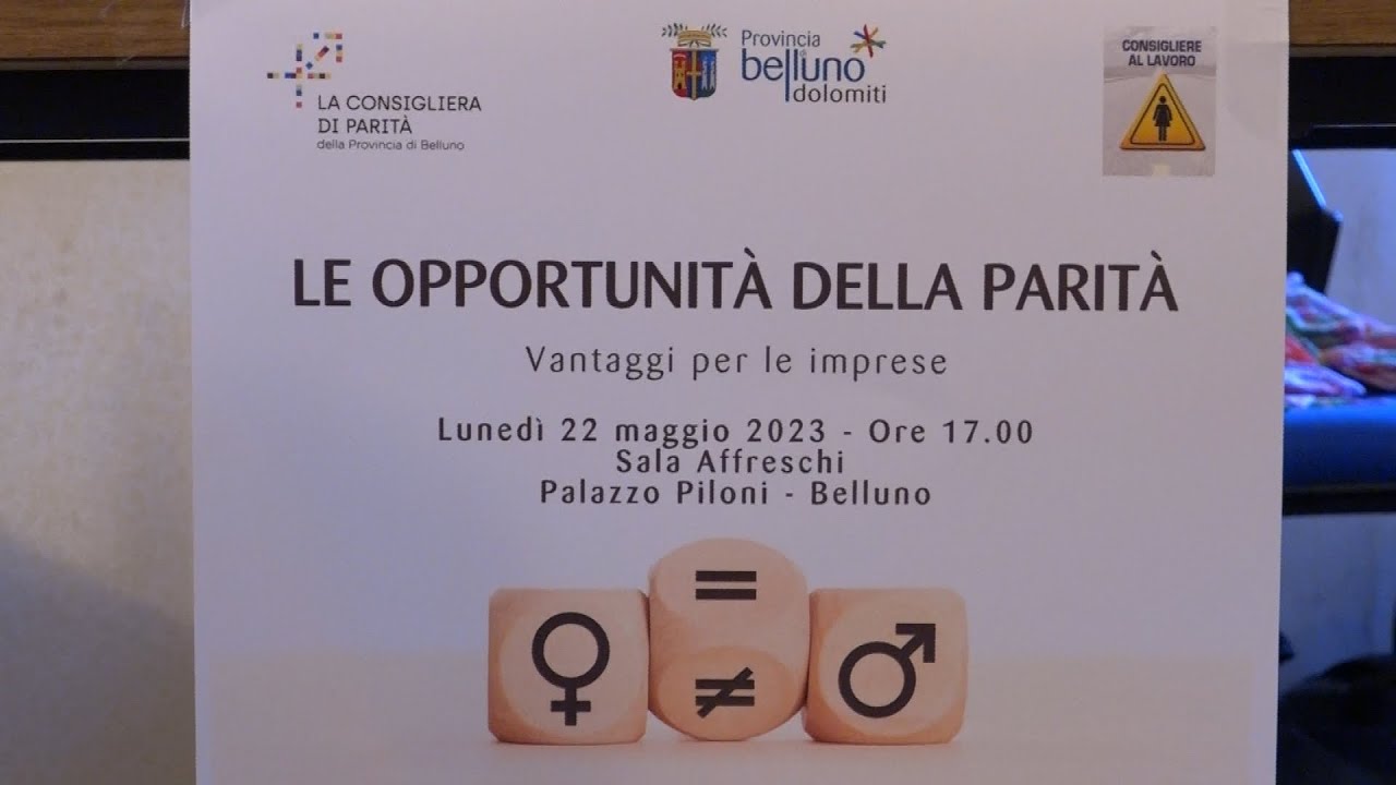 A Palazzo Piloni focus sulla parità di genere – Telebelluno